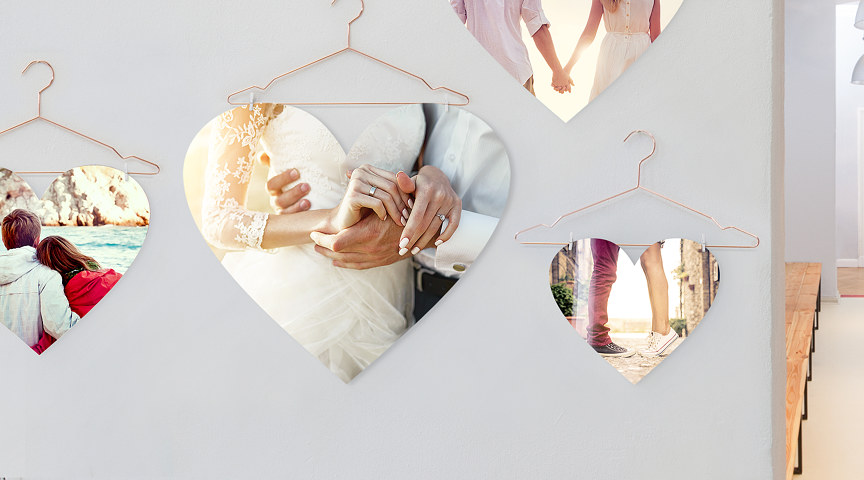 Votre photo en forme de cœur : cadeau original et romantique