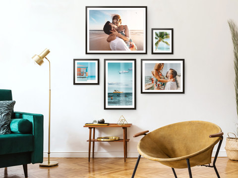 Fotowand: Ideen und fertige Bilderwand-Sets | myposter