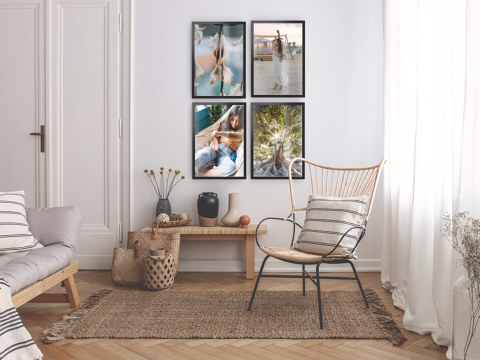 Fotowand: Ideen und fertige Bilderwand-Sets | myposter