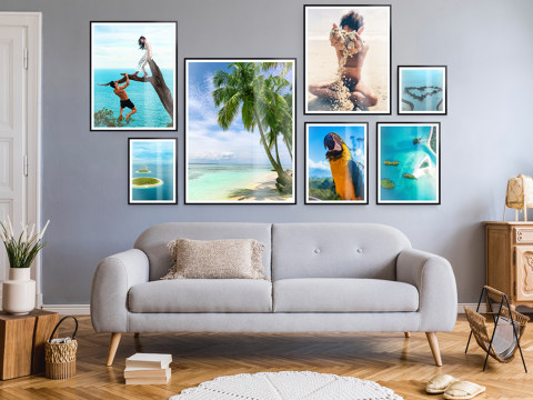 Fotowand: Ideen und fertige Bilderwand-Sets | myposter
